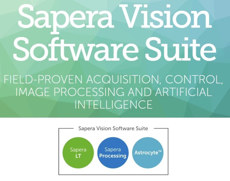 Machine vision software --> Sapera Processing